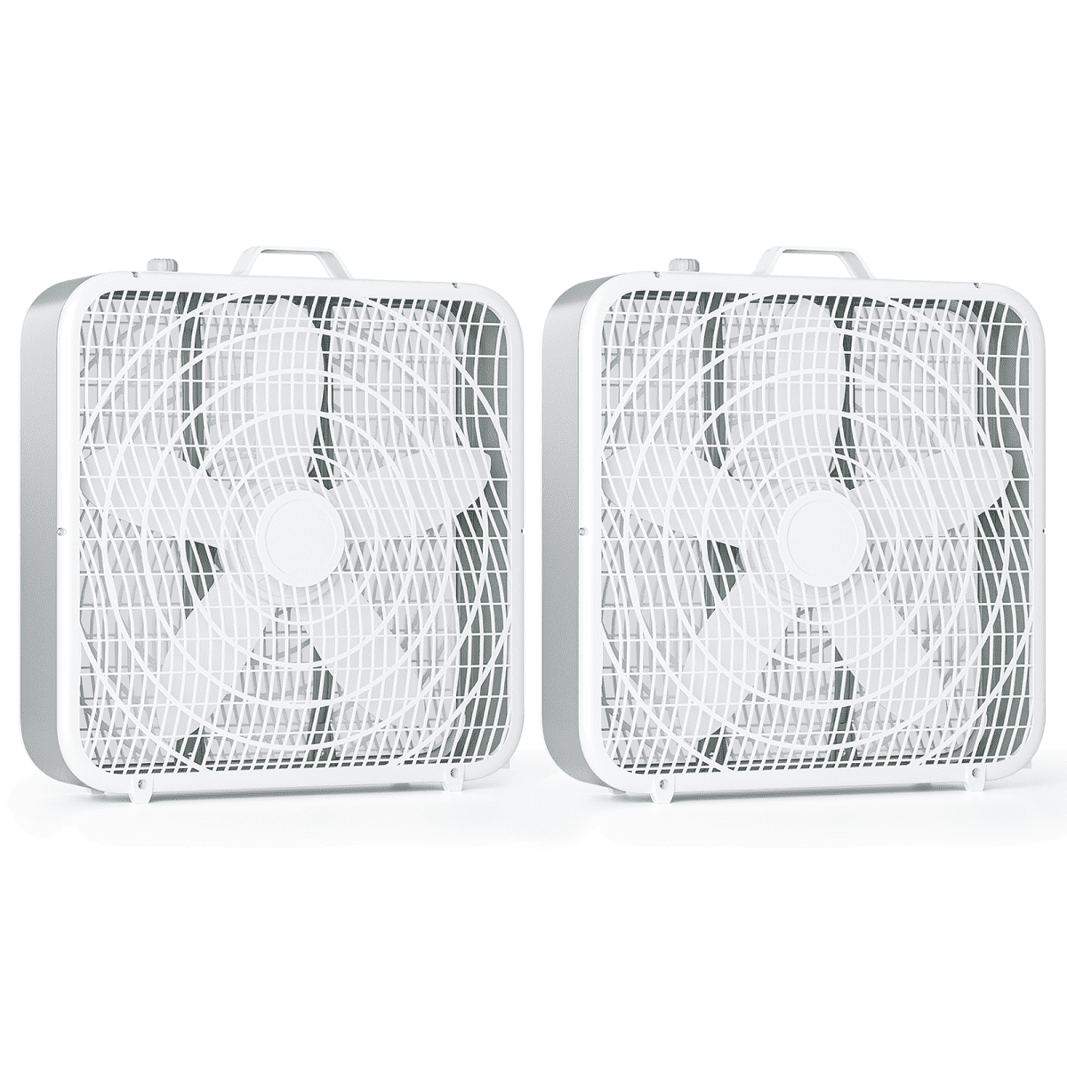 Simple Deluxe 20-Inch Box Fan, 3-Speed Air Circulation Fan with ...