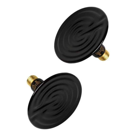 Simple Deluxe 250W Ceramic Reptile Heat Lamp No Light 2-Pack - Walmart.com