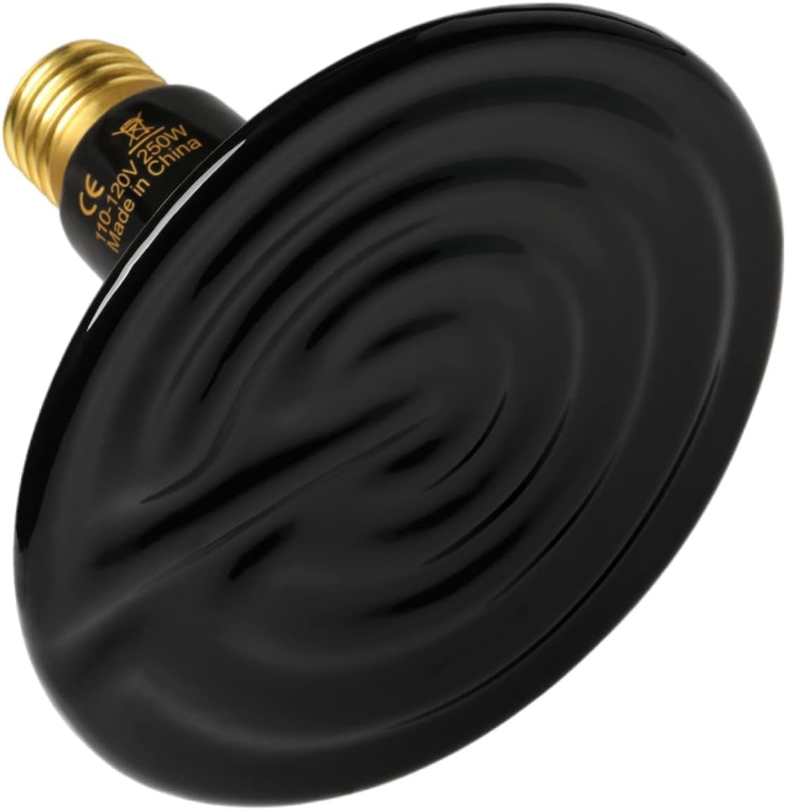 Simple Deluxe 250W Reptile Heat Lamp Bulb No Light Ceramic Heat Emitter ...