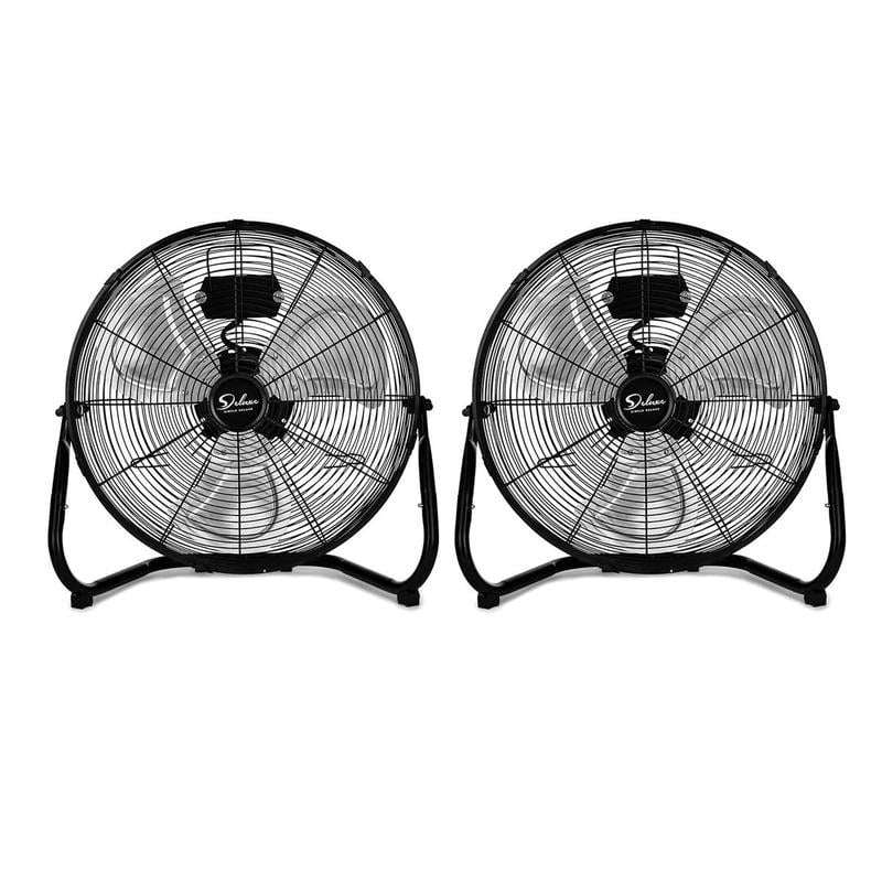 Simple Deluxe 3-Speed High Velocity Heavy Duty Metal Industrial Floor ...