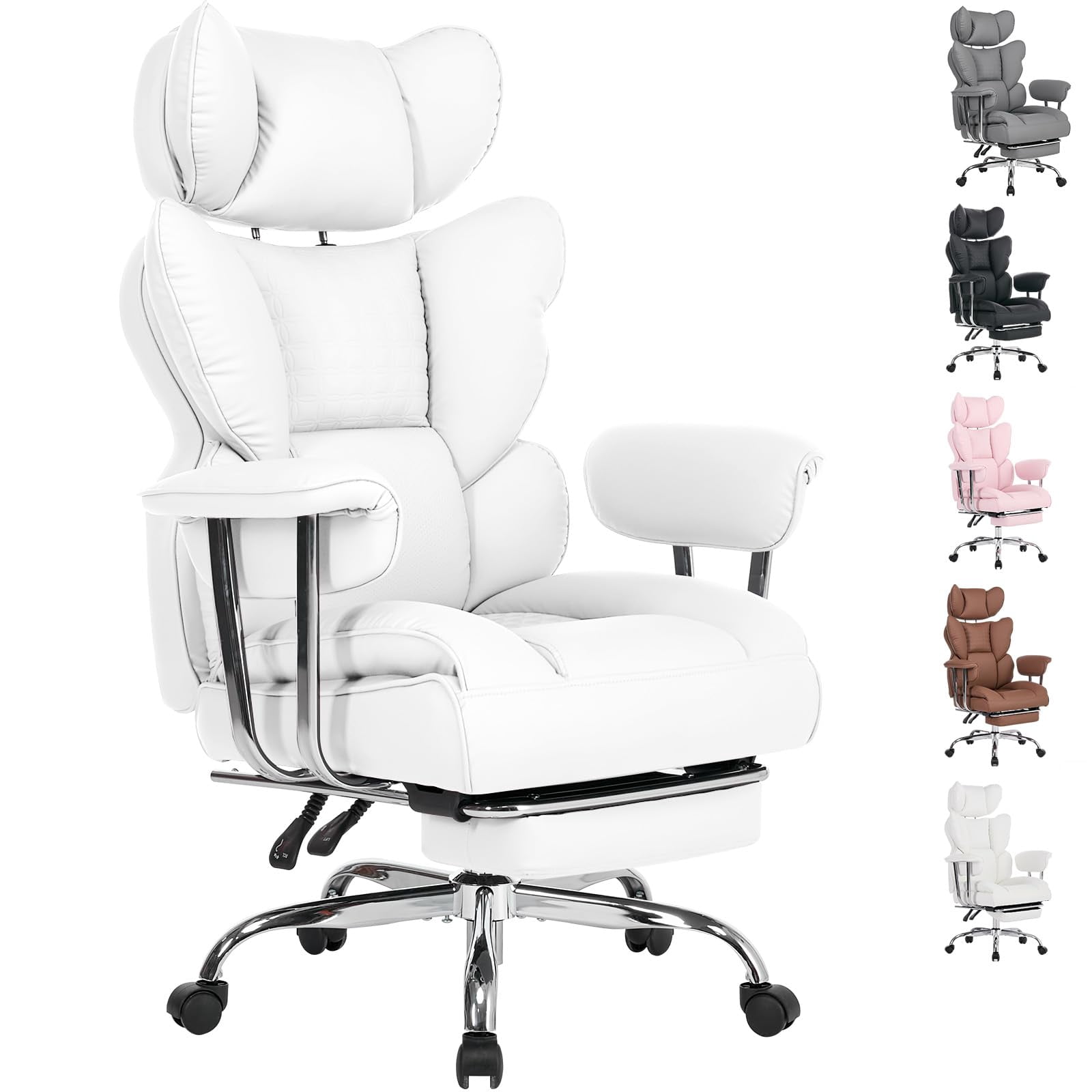 Simple Deluxe 350lbs Executive Heavy Duty Office Chair for Big & Tall ...