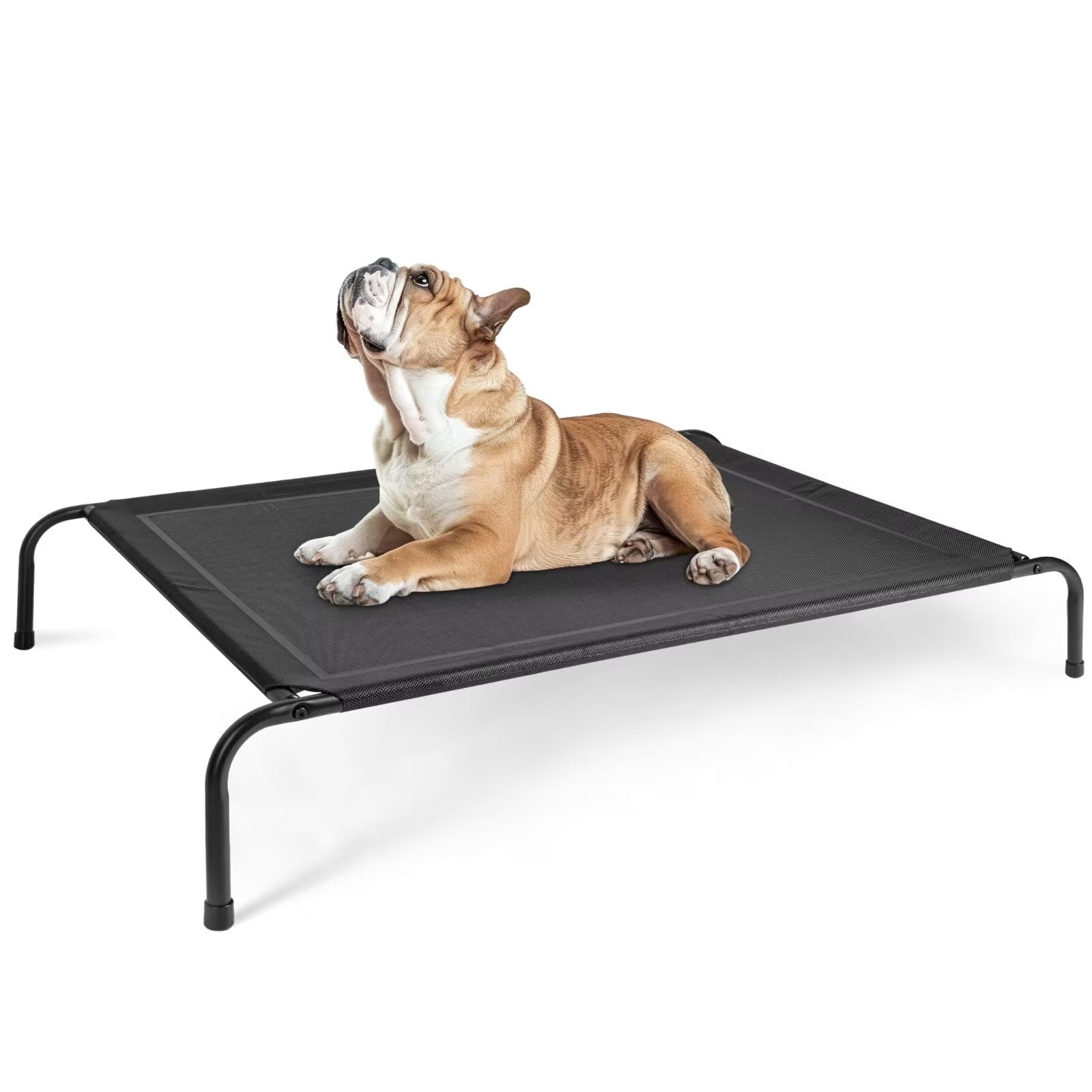 Simple Deluxe 49x31.5x8 inch Cooling Elevated Dog Bed, Raised Portable Dog Cots Beds No-Slip ...