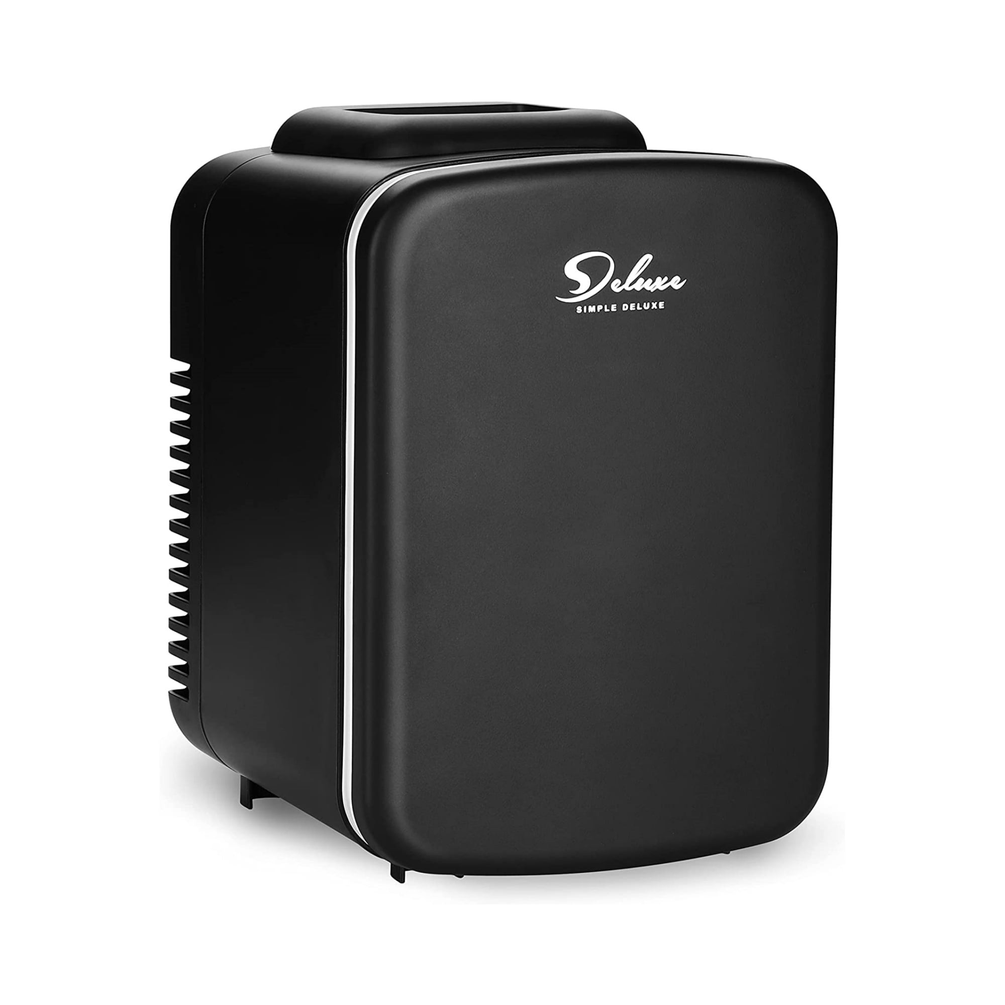 Simple Deluxe 4L/6-Can Mini Fridge, Portable Cooler & Warmer Freon-Free ...
