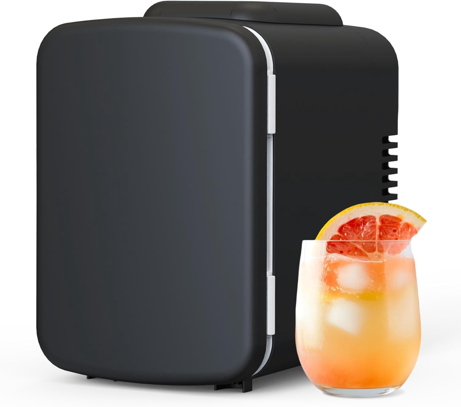 Simple Deluxe 4L/6 Can Portable Mini Fridge, Compact Cooler & Warmer ...