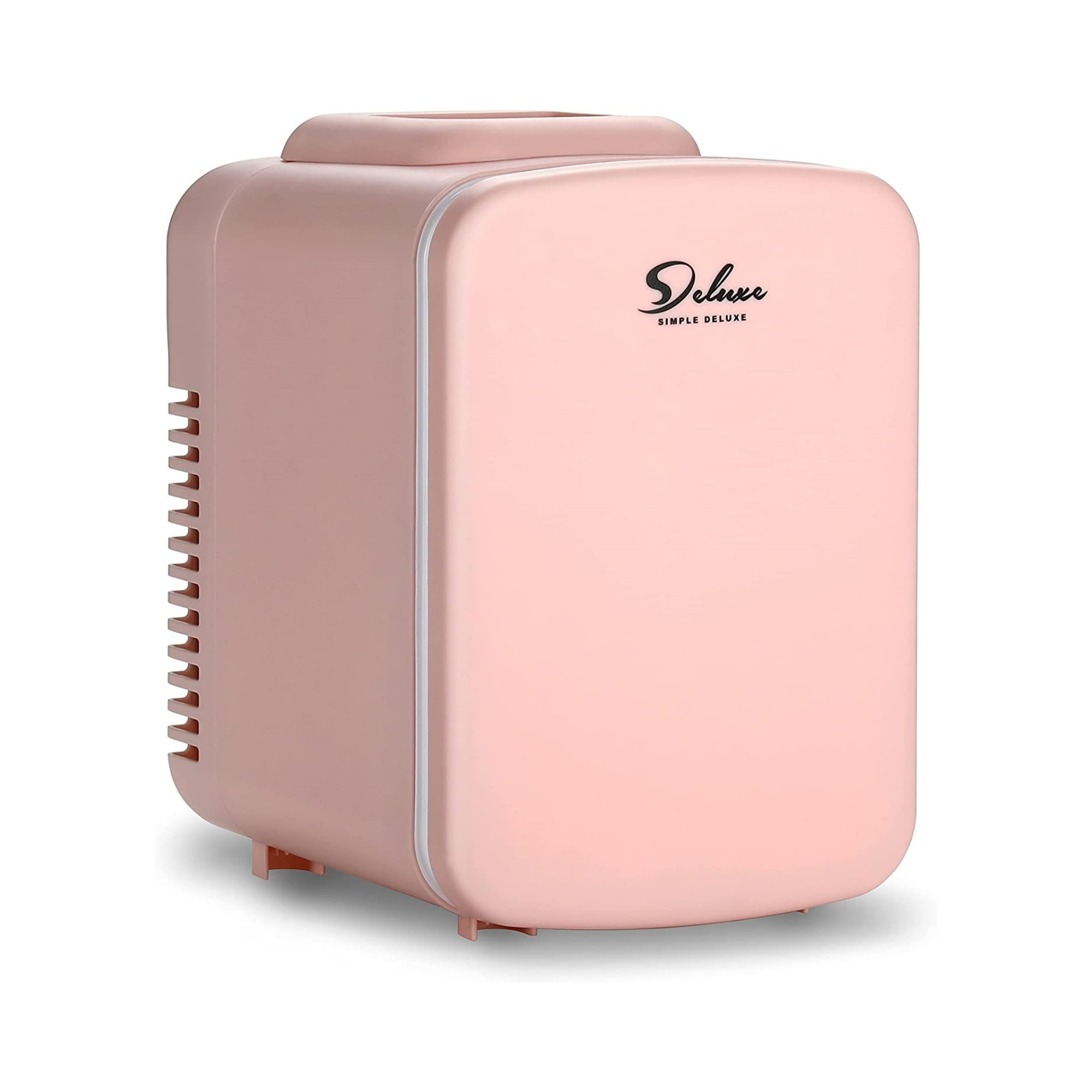 Simple Deluxe 4L/7-Can Mini Fridge, Portable Cooler & Warmer Freon-Free ...