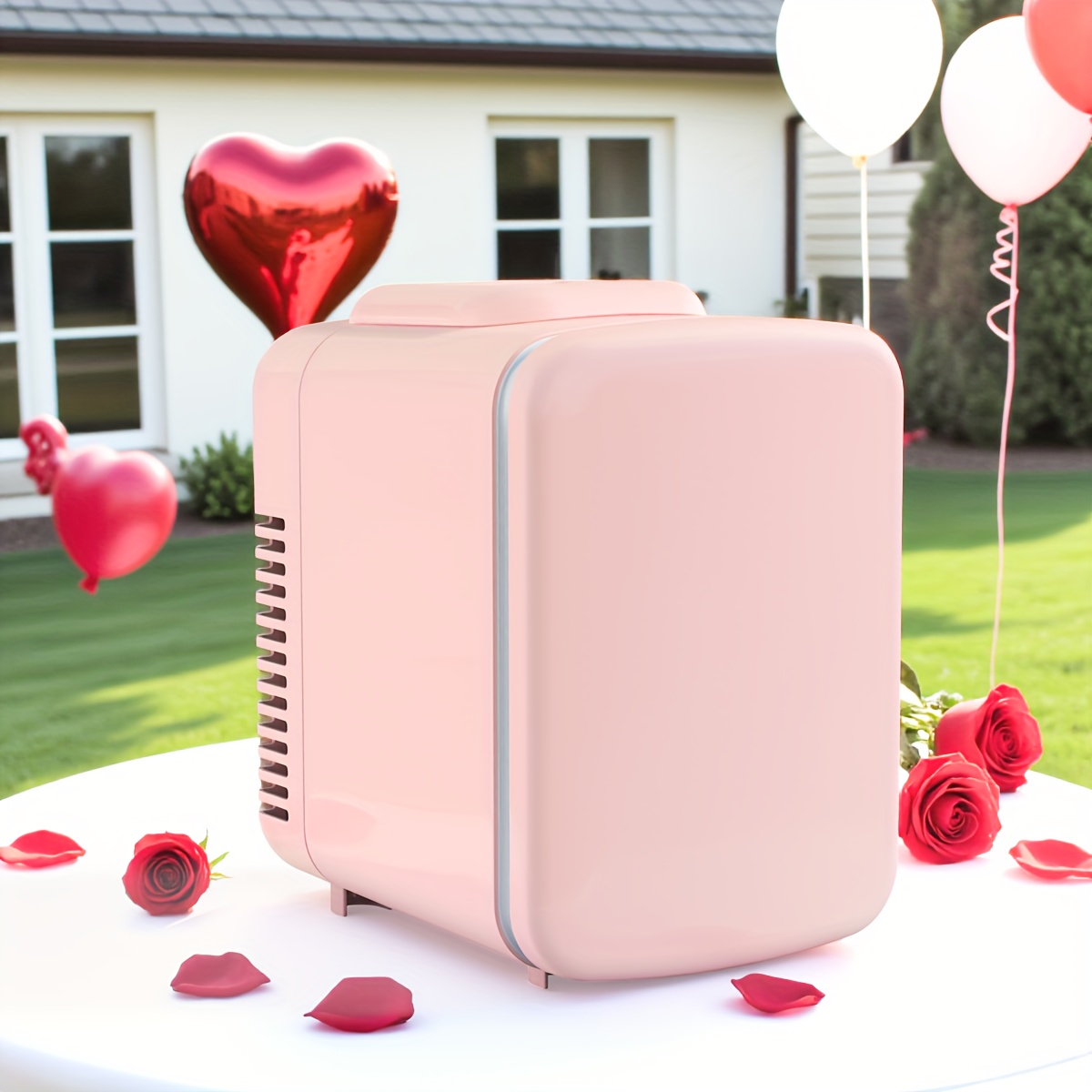 Simple Deluxe 4L Portable Mini Fridge Warmer And Cooler Six 12oz Cans ...