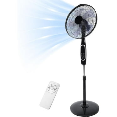 Simple Deluxe Advanced 16-Inch Stand Fan with Remote Control ...