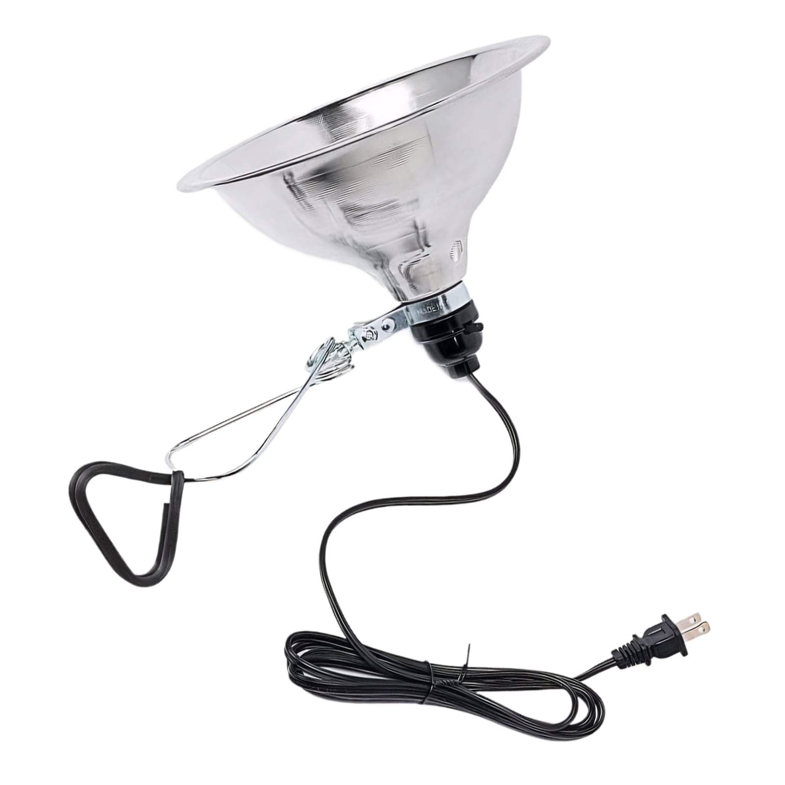Simple Deluxe Clamp Lamp Light Socket with 105 Inch Aluminum Reflector ...