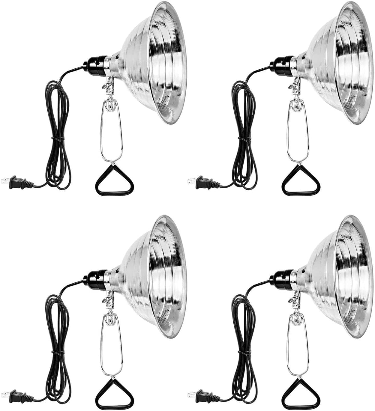 Simple Deluxe Clamp Lamp Light with 8.5 Inch Aluminum Reflector up to ...