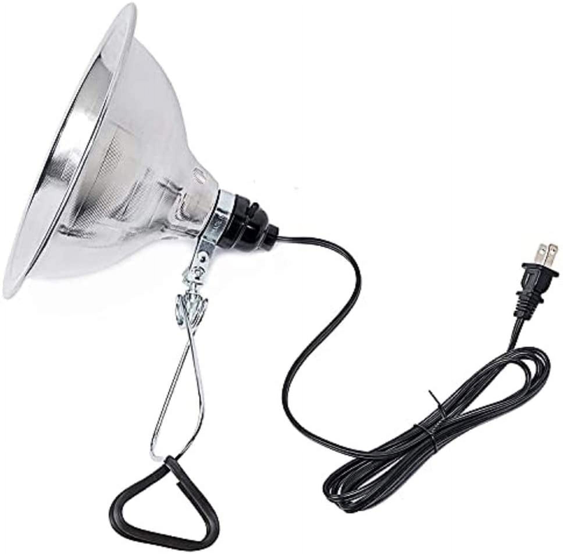Simple Deluxe Clamp Lamp Light with 8.5 Inch Aluminum Reflector up to ...
