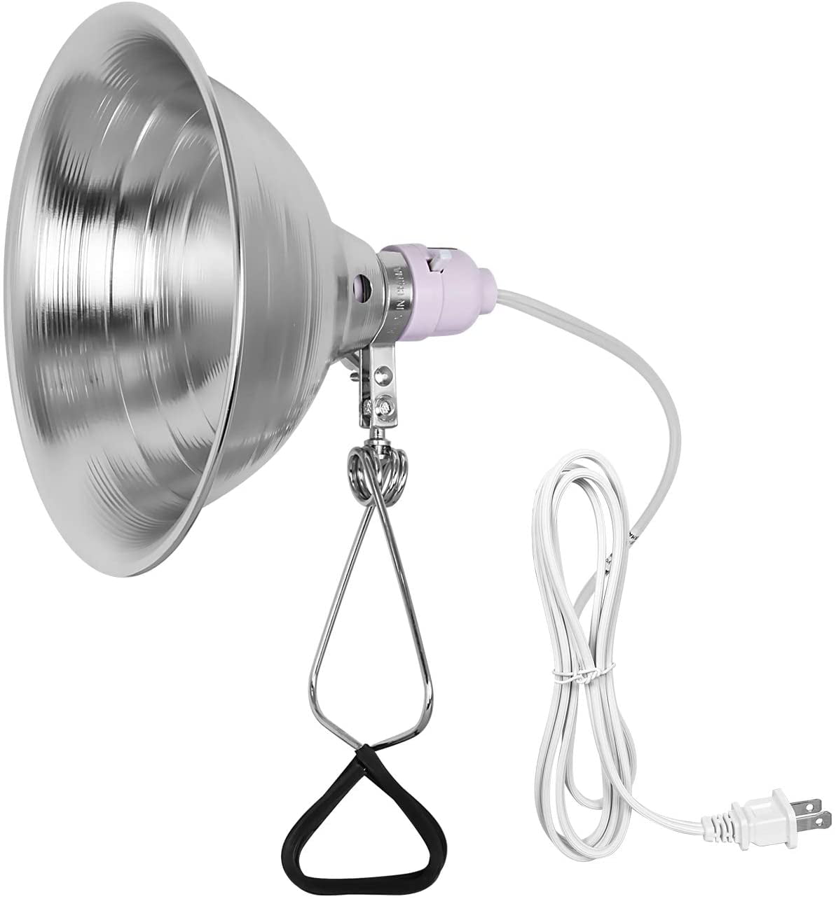 Simple Deluxe Clamp Lamp Light with 8.5 inch Aluminum Reflector up to ...
