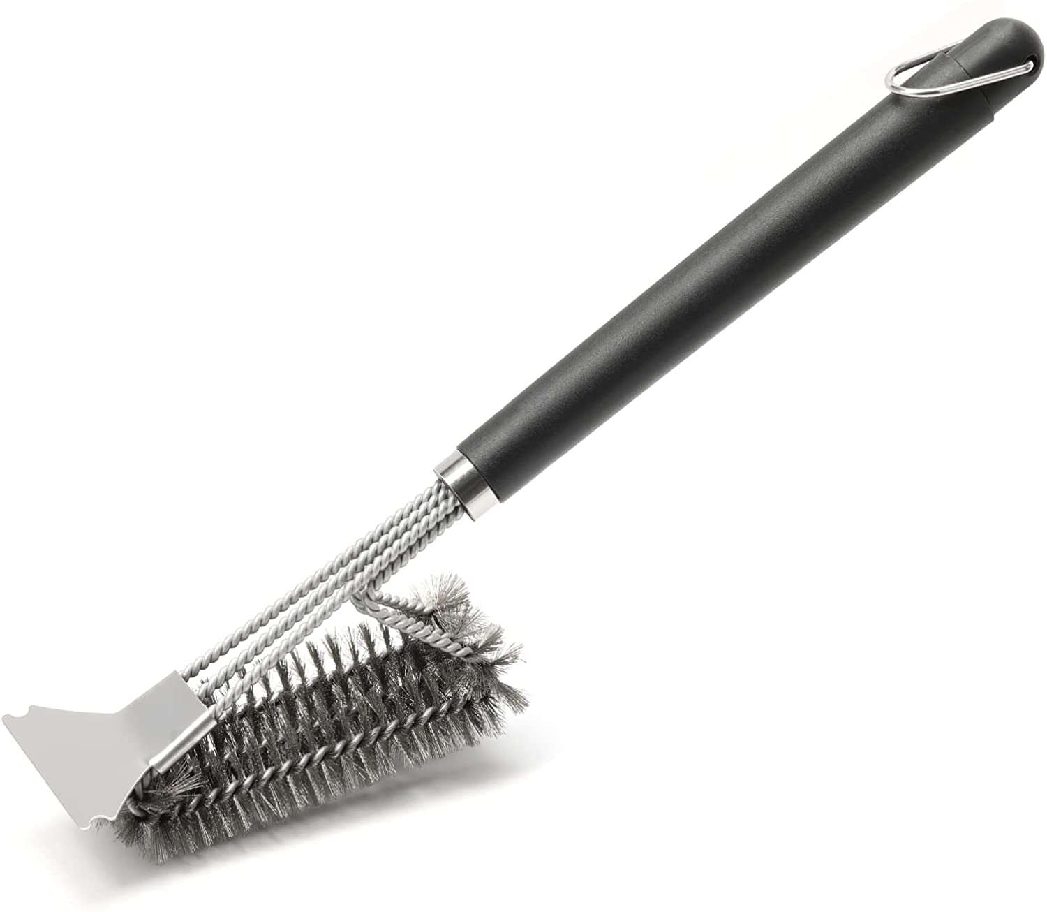 Simple Deluxe Cleaning Brush, 18" Stainless Steel Wire BBQ Grill ...