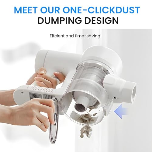 Simple Deluxe Cordless Vacuum Cleaner, Stick Vac with LED, 45 Mins ...