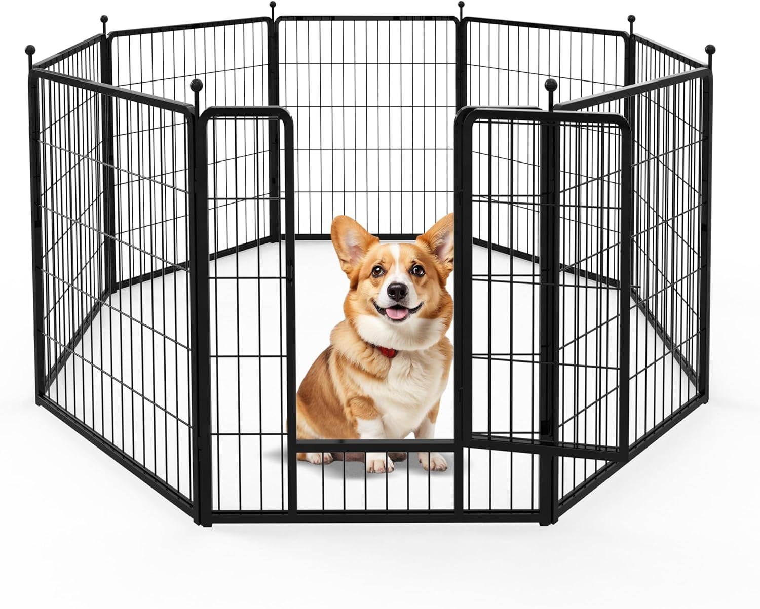 Simple Deluxe Dog Playpen, Heavy-Duty Structure for Yard and Camping ...