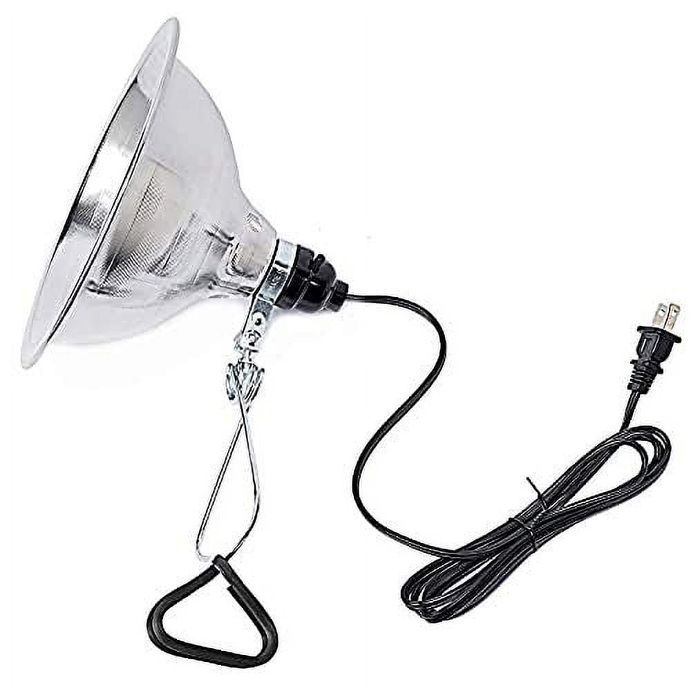 Simple Deluxe HIWKLTCLAMPLIGHTM Clamp Lamp Light with 8.5 Inch Aluminum ...