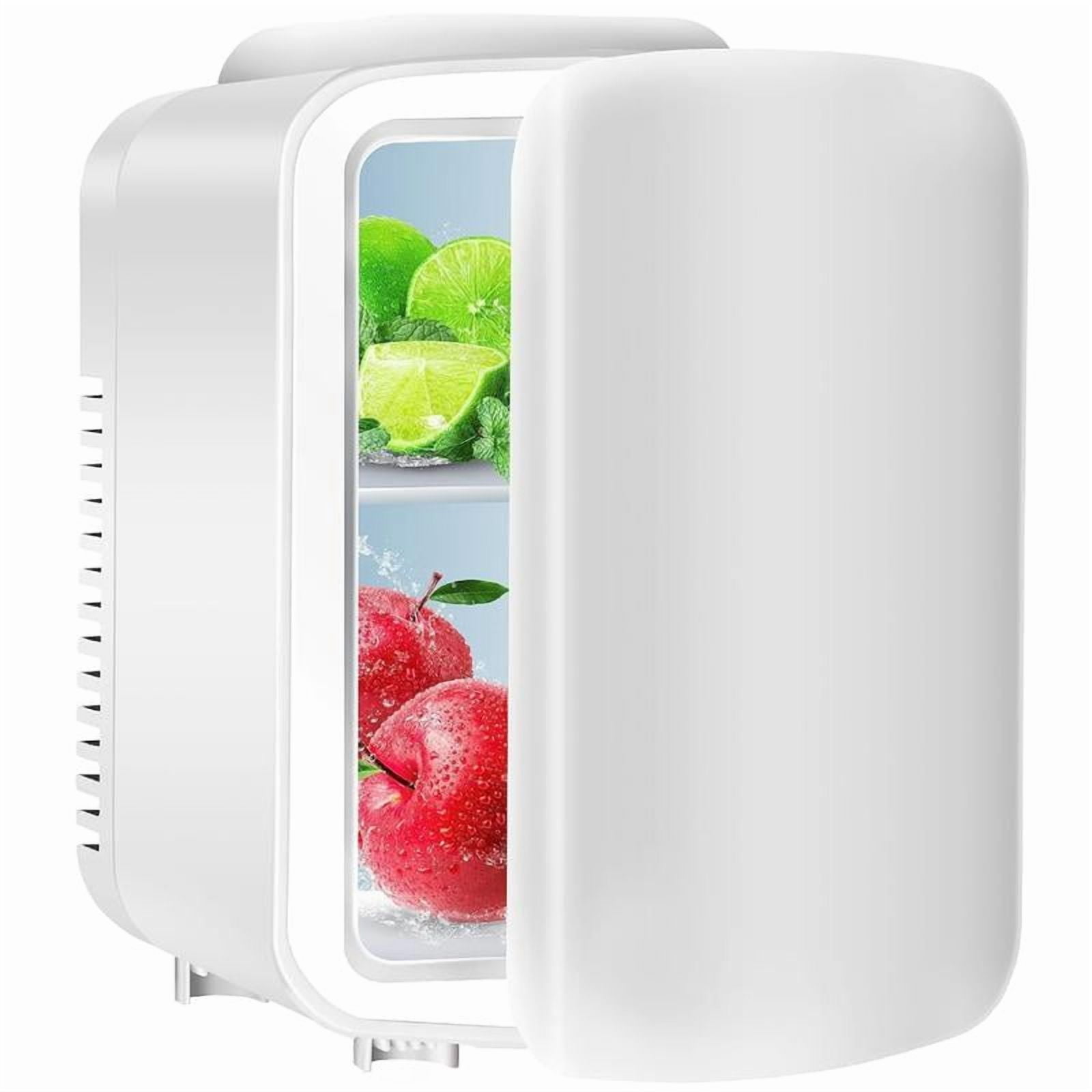 Simple Deluxe Mini Fridge, 4L/6 Can Portable Cooler & Warmer Freon-Free ...