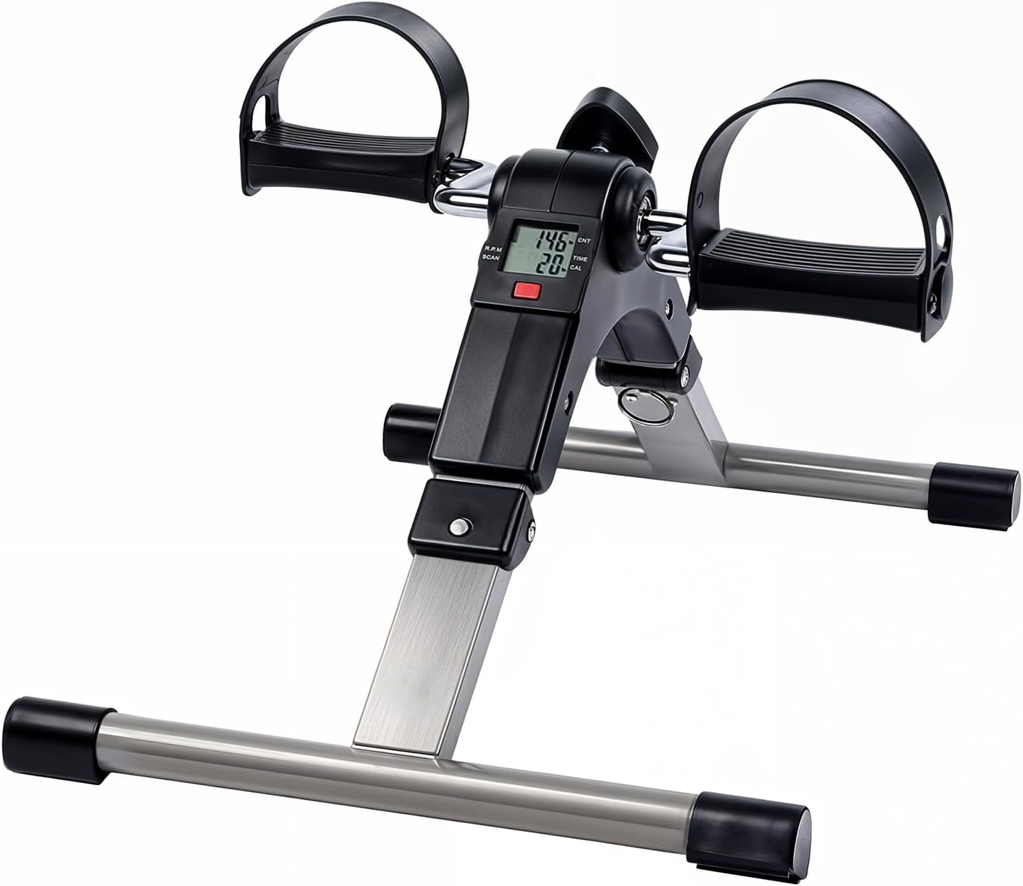 Simple Deluxe Pedal Exercise Bike, Under Desk Bike Pedal Exerciser, Mini Exercise Bike for Arms ...
