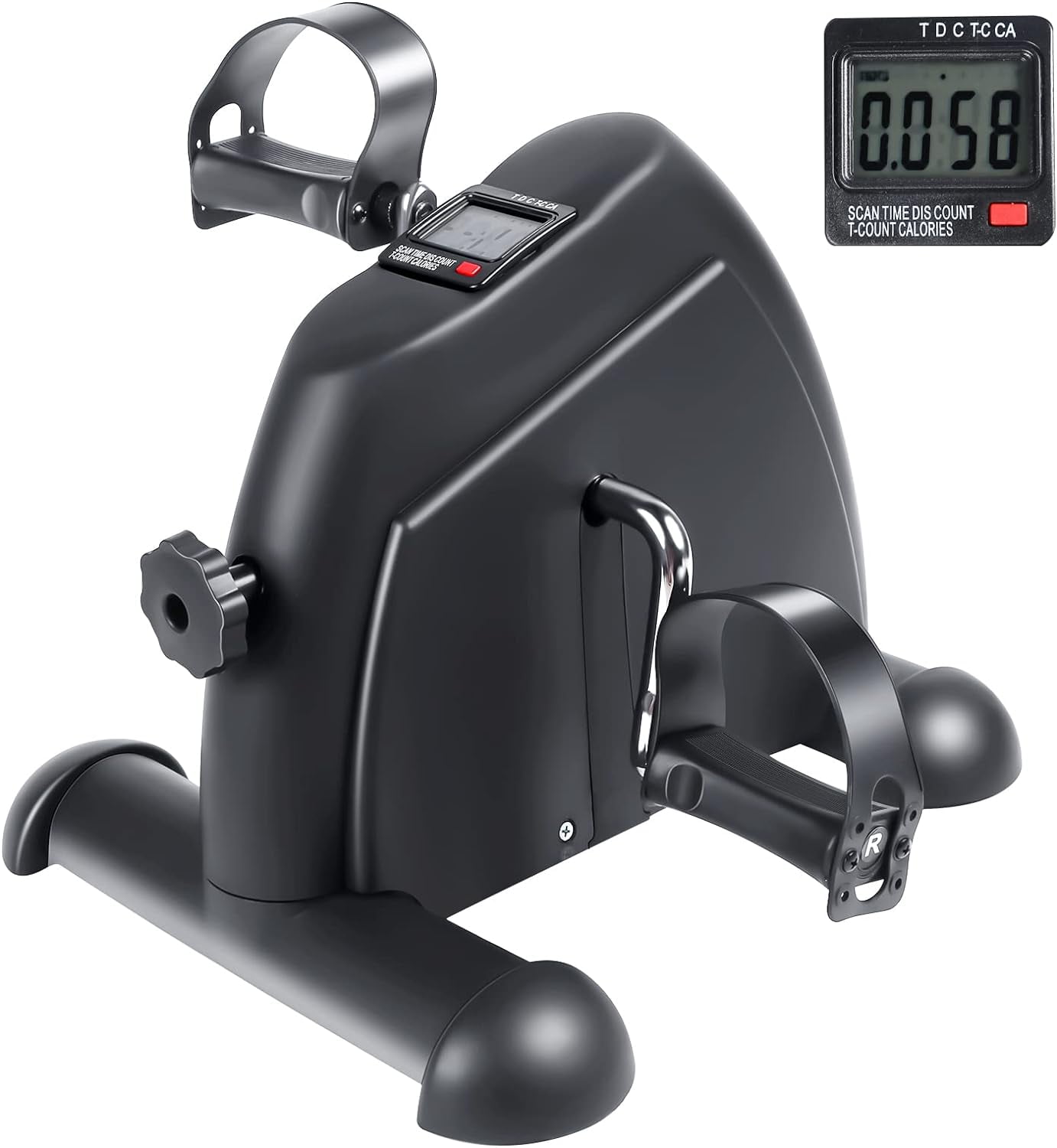 Simple Deluxe Pedal Exercise Bike, Under Desk Bike Pedal Exerciser ...