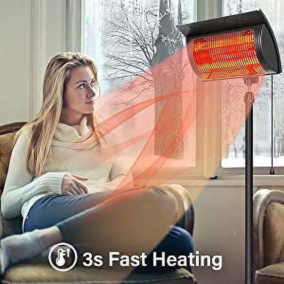 Simple Deluxe Standing Heater Patio Outdoor Balcony, Courtyard with ...