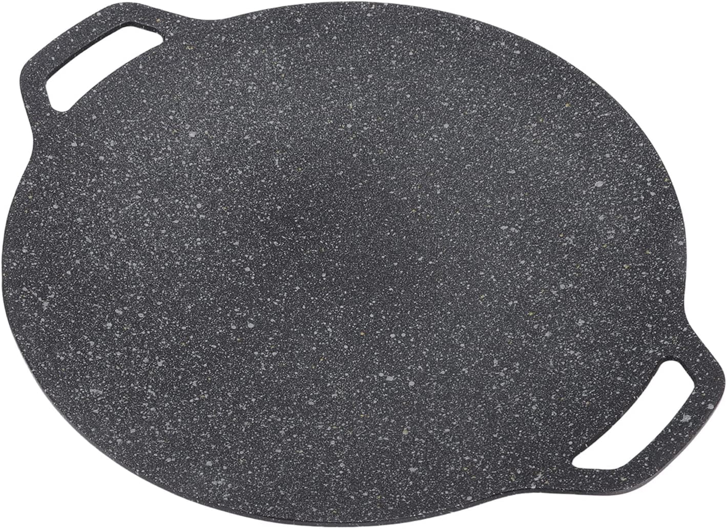 BBQ Grill Pan, Cast Iron Camping Grill Plate Versatility Cassette Stove ...