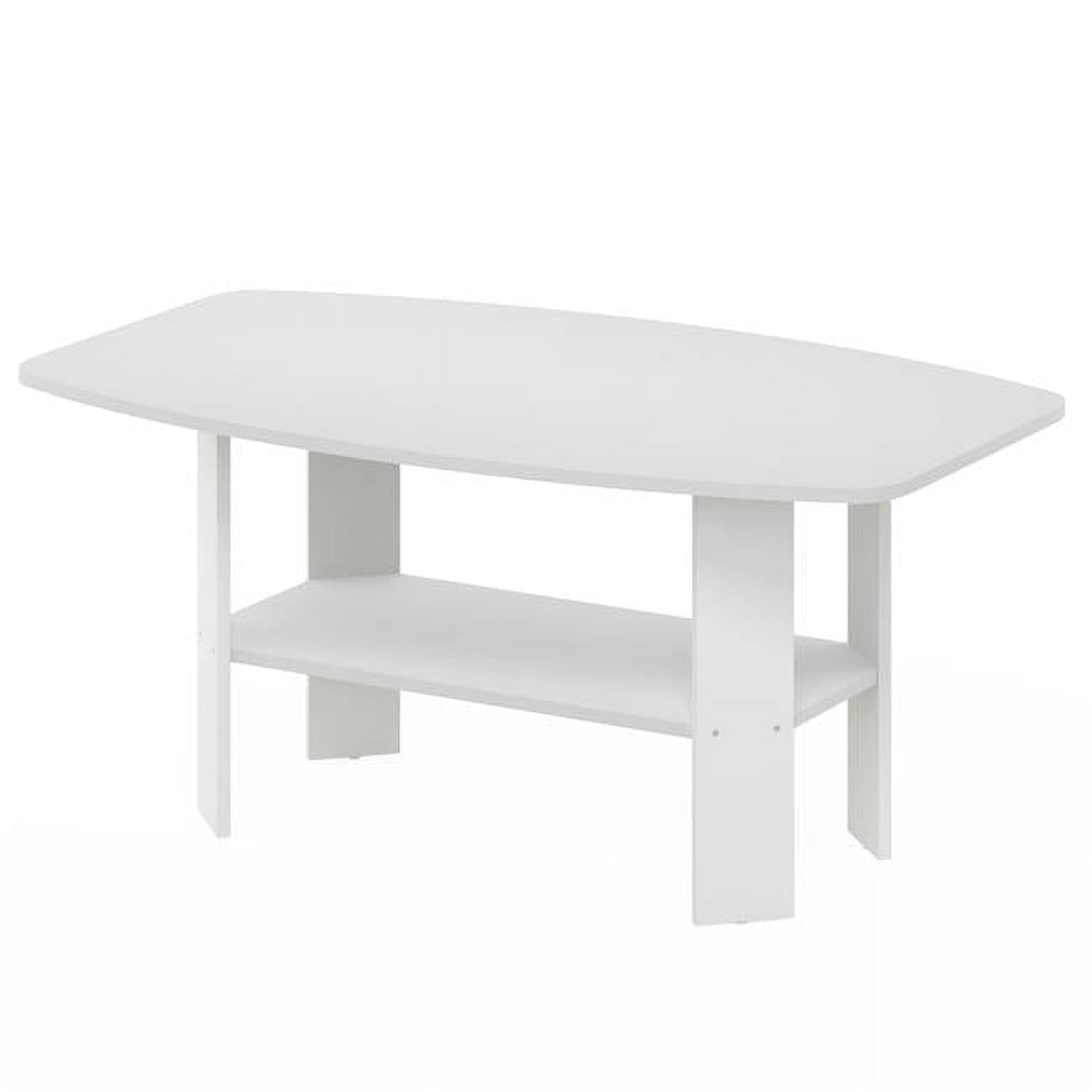 Simple Design Coffee Table, White - Walmart.com