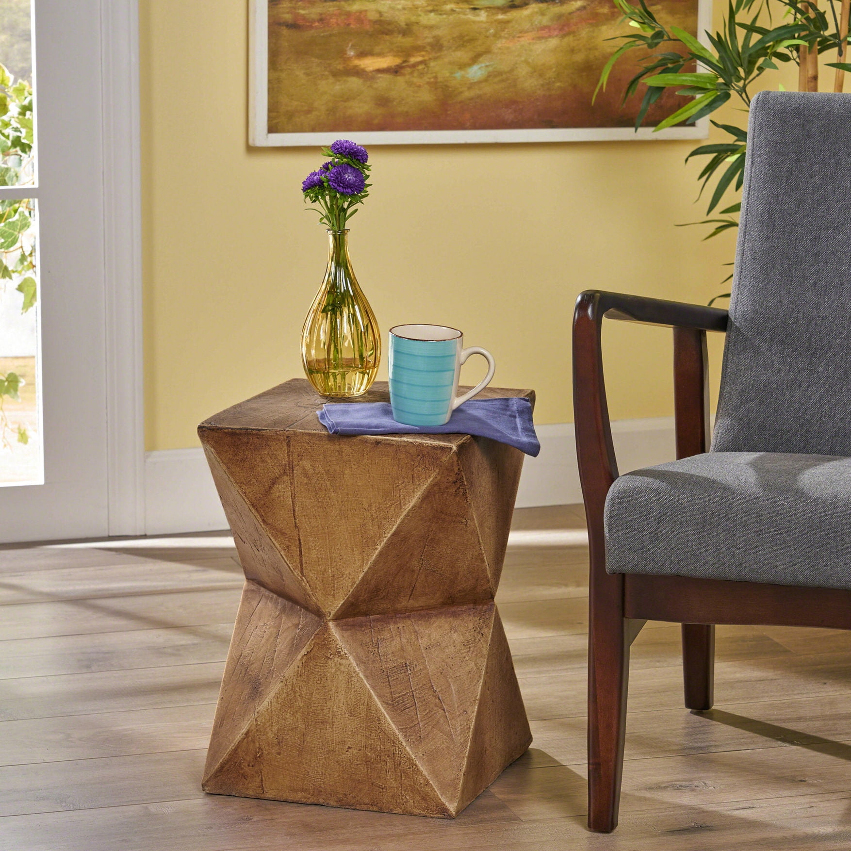Simple Design, High Functionality - Modern Accent Table for Bedroom ...
