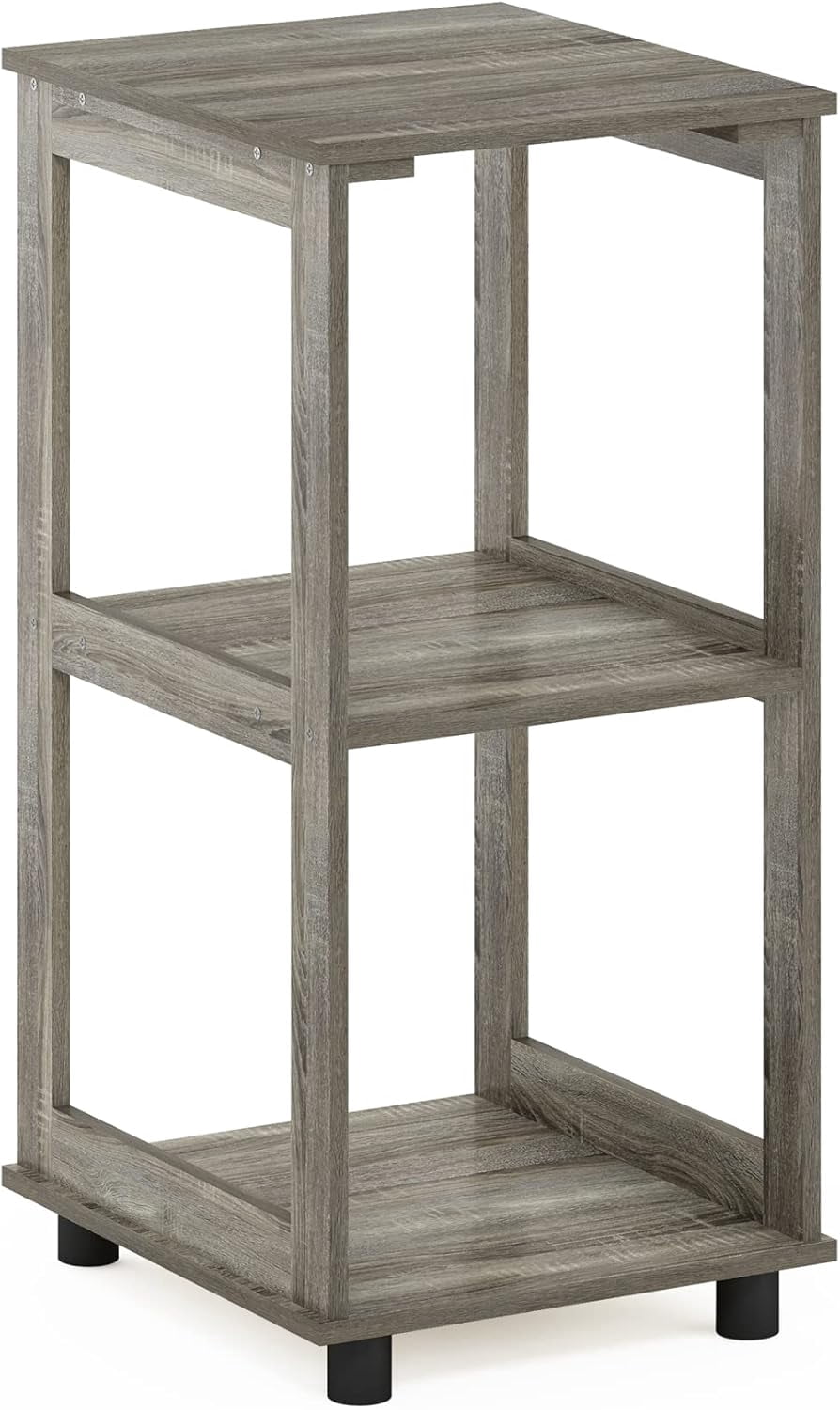 Simple Design Oval End Table Set of 2, Walnut, - Walmart.com