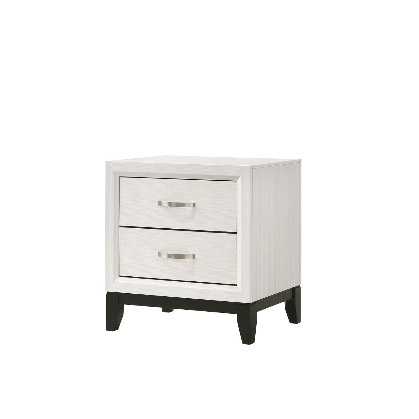 Simple Design White Nightstand - Great for Bedroom and Living Room ...