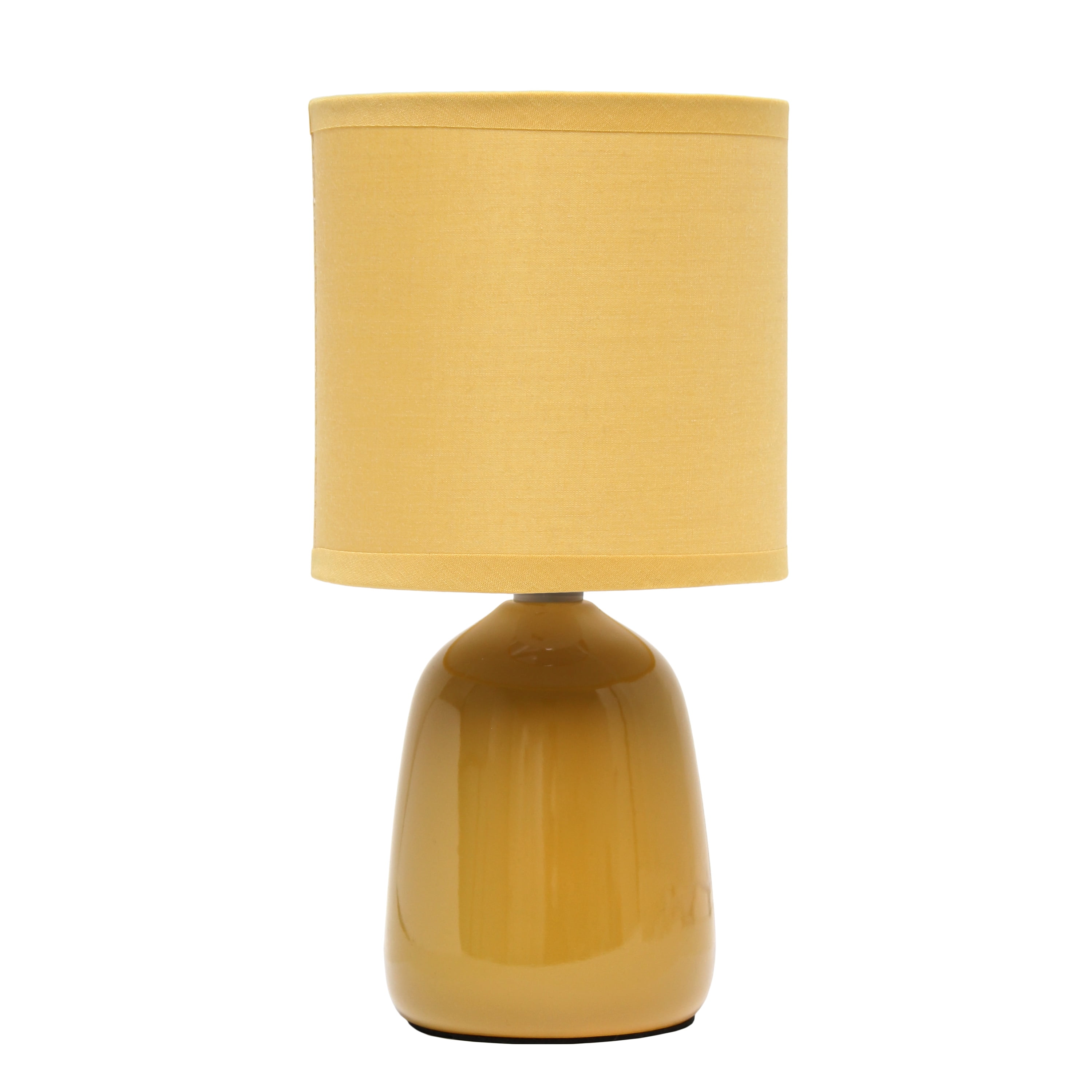 Simple Designs 10.04" Tall Traditional Ceramic Thimble Base Bedside ...