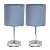 Simple Designs Mini Ceramic Globe Table Lamp 2 Pack Set - Walmart.com