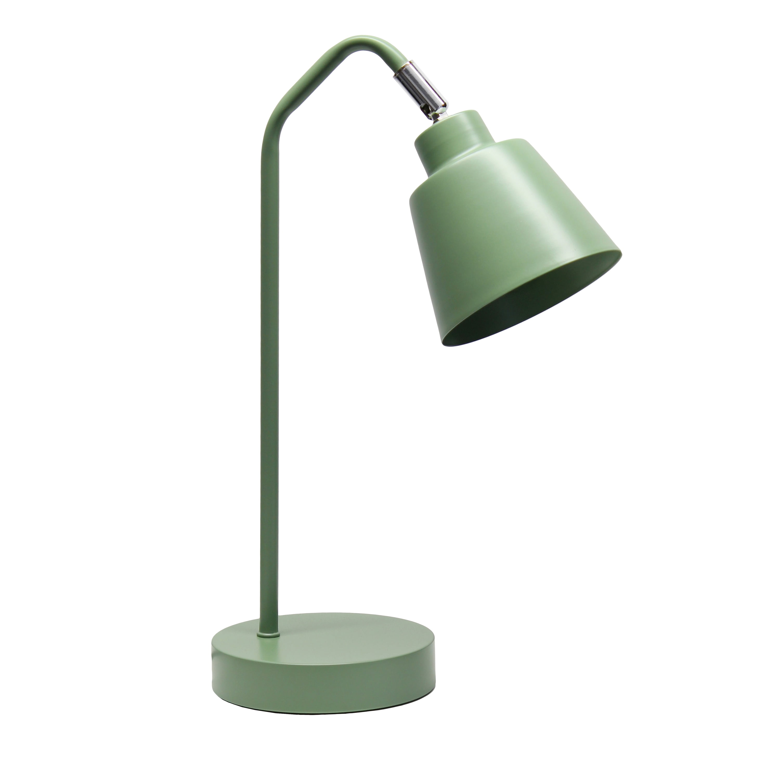 Simple Designs 17.13" Metal And Modern Abstract Table Lamp With Drum ...