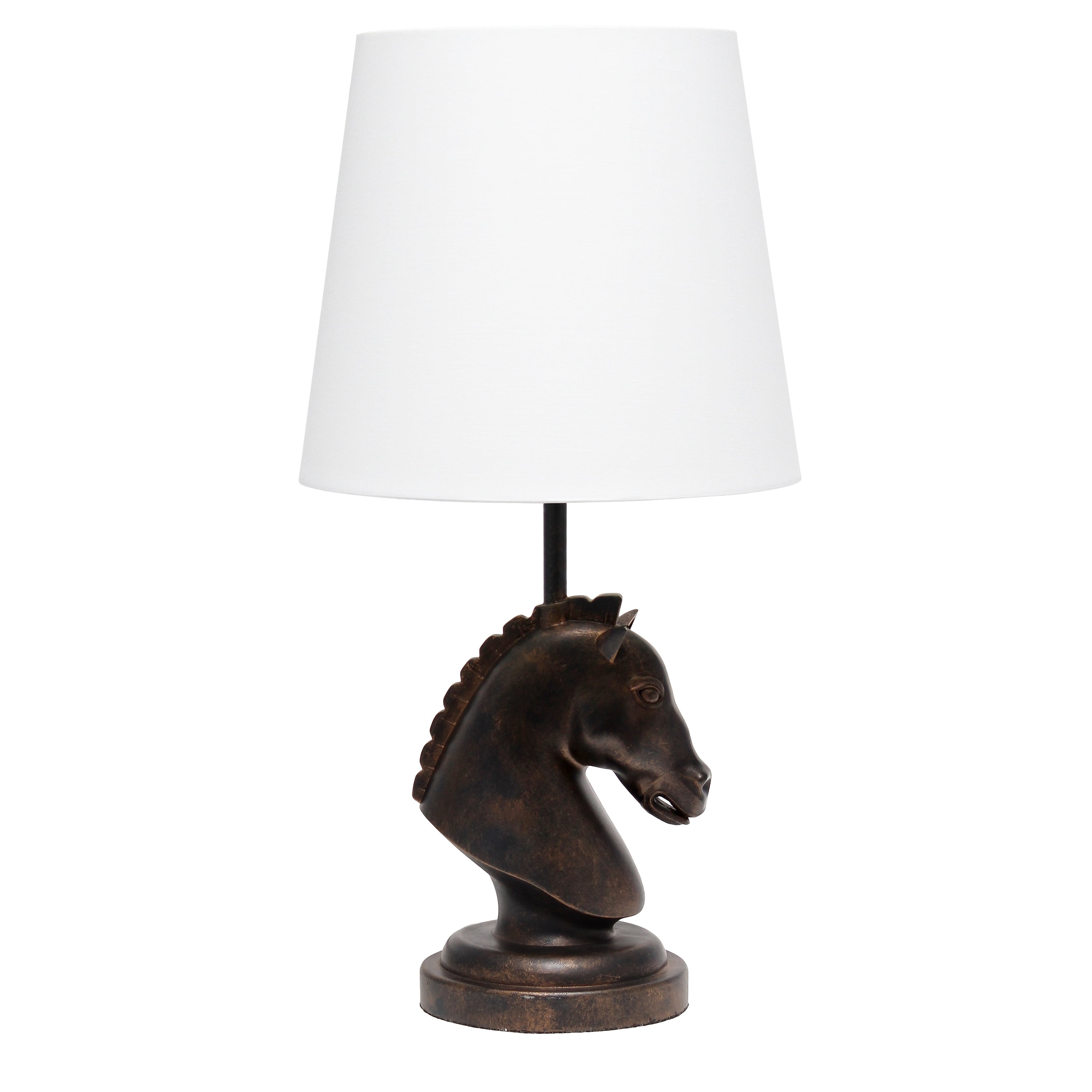 Simple Designs 17.25" Tall Polyresin Decorative Chess Horse Shaped ...