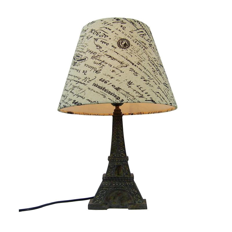 Simple Designs Eiffel Tower Paris Lamp with Shade - Walmart.com