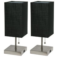 Mainstays Black Metal Grab and Go Stick Lamp with USB Port - Walmart.com