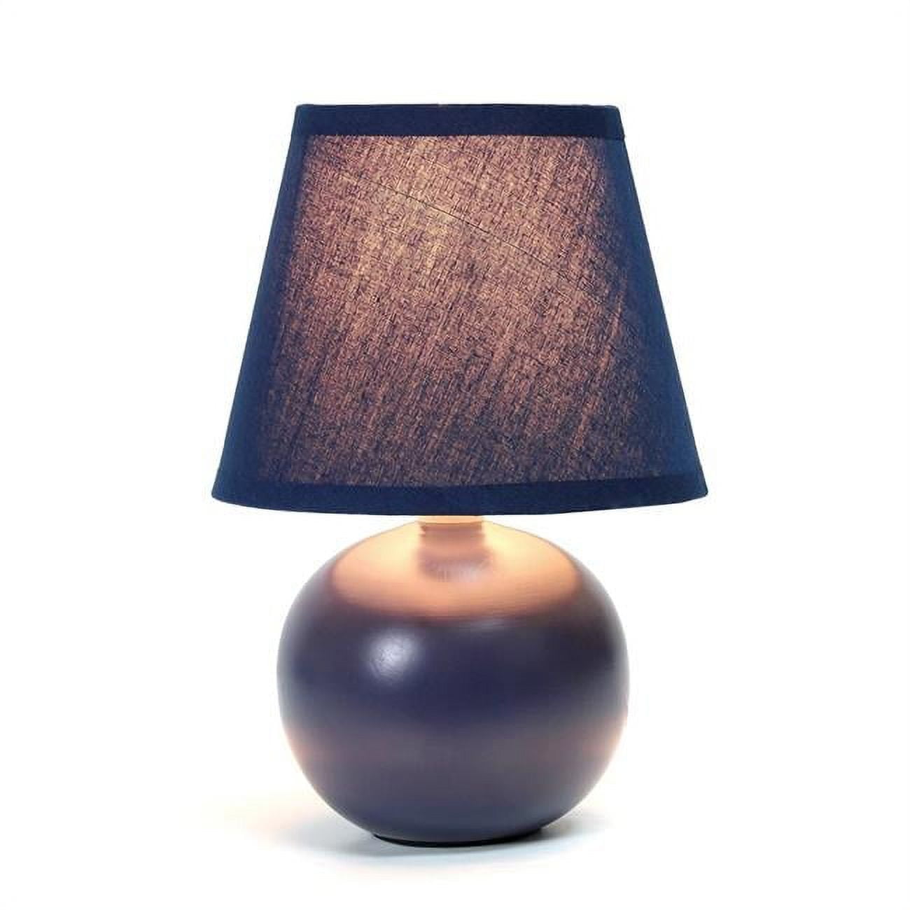 Simple Designs Mini Ceramic Globe Table Lamp - Walmart.com