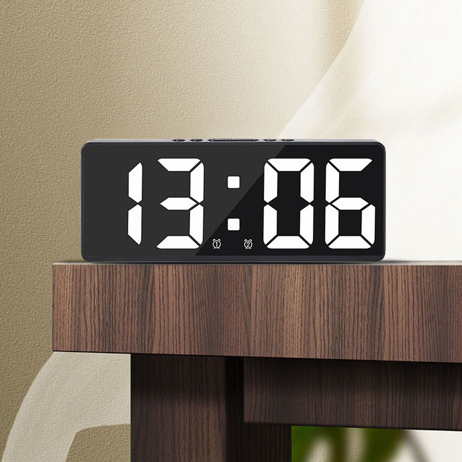 Simple Desk Alarm Clock Bedside Led Digital Alarm Clock Electronic ...
