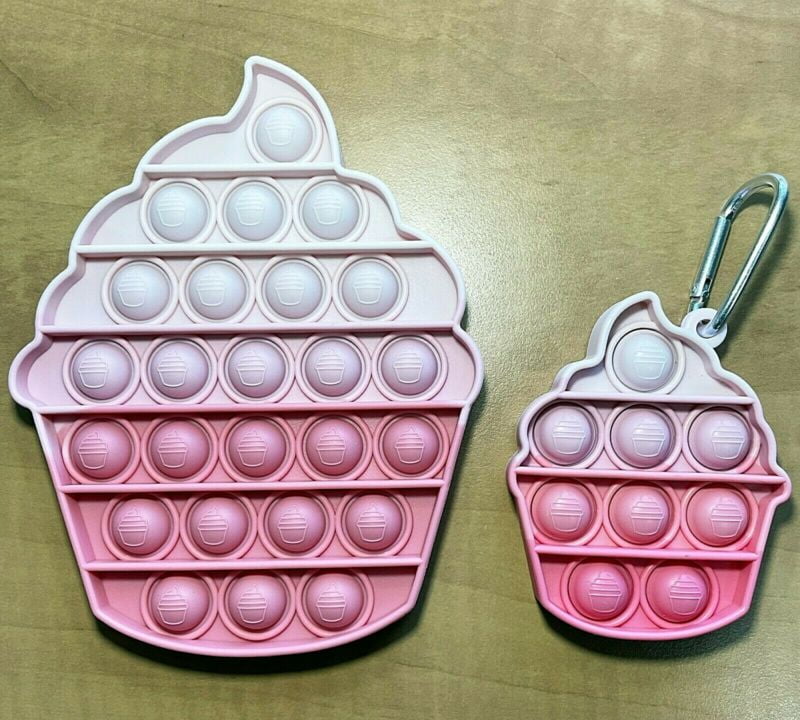 Simple Dimple Fidget Toy Stress Relief Keychain Kids - Walmart.com