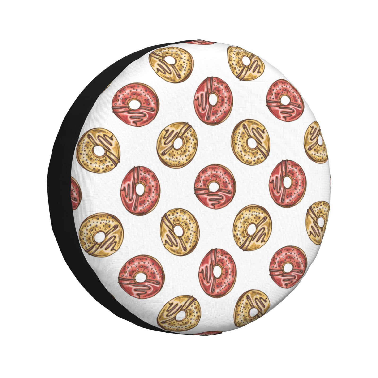 Simple Donut Print Spare Tire Cover for Trailer Camper RV Truck SUV 15 ...