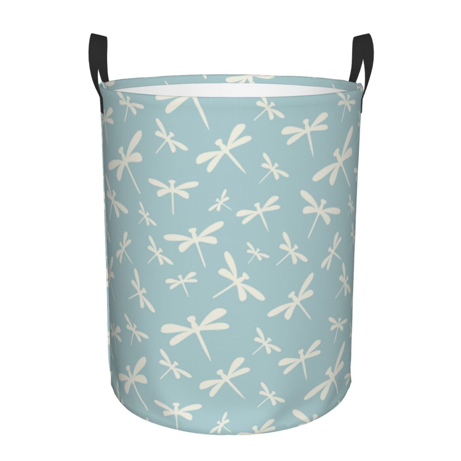 Simple Dragonfly Print Laundry Basket, Laundry Hamper Waterproof ...