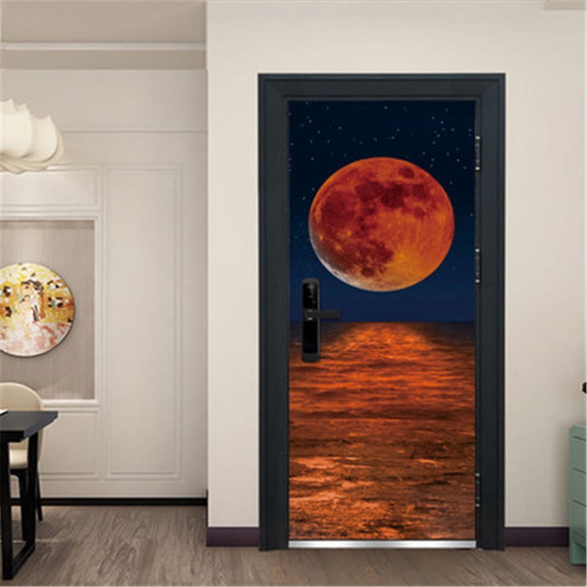 Simple European Style Stickers on the Doors Home Design Vinyl Peel and ...