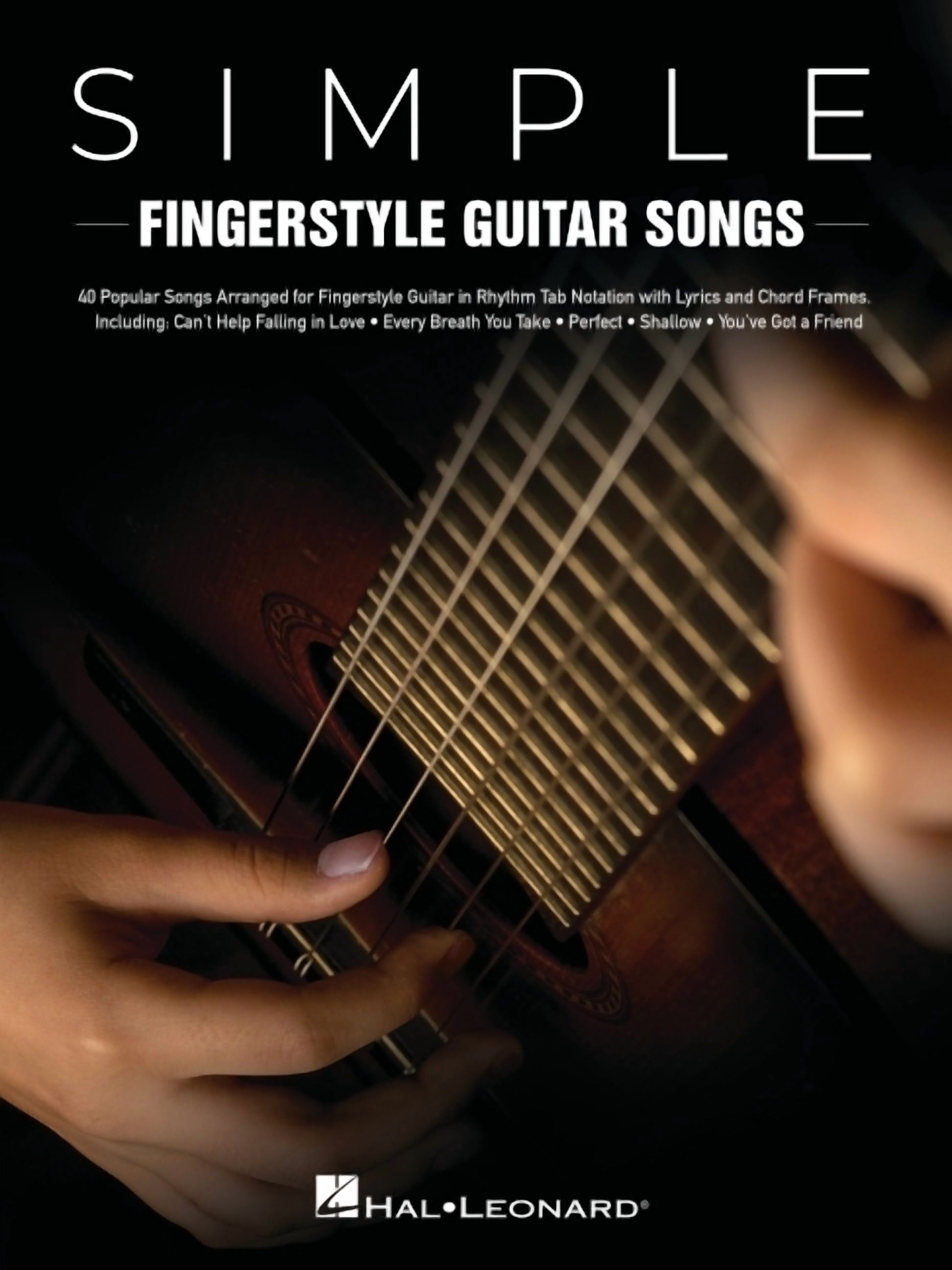 Simple Fingerstyle Guitar Songs : 40 Popular Songs Arranged for ...