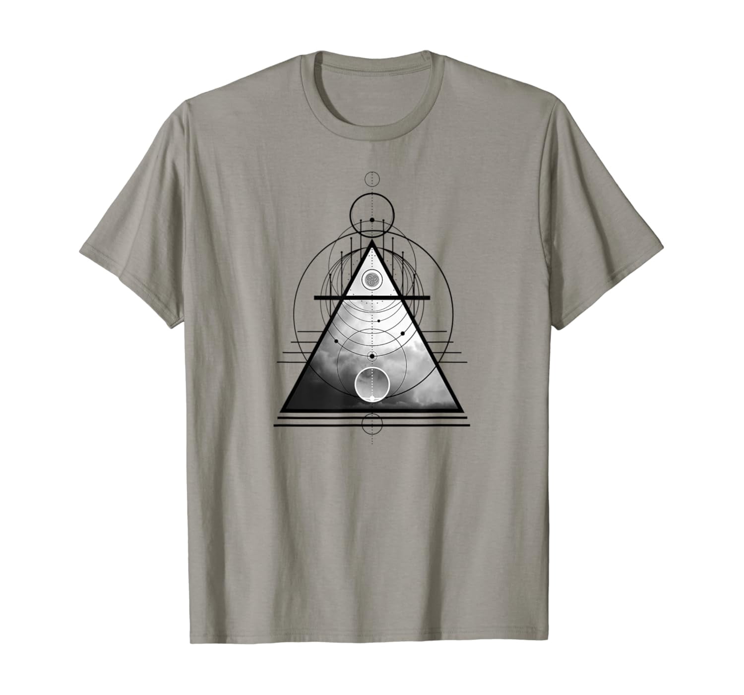 Simple Fit Air Element Symbol Wicca Sacred Geometry Pagan Design T ...
