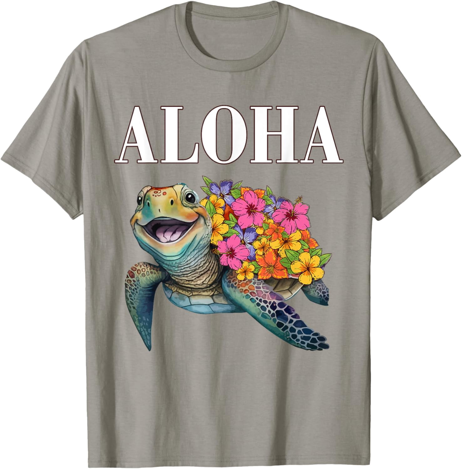 Simple Fit Aloha Hawaii Hawaiian-Shirt Turtle Hibiscus Kids Girl Women ...