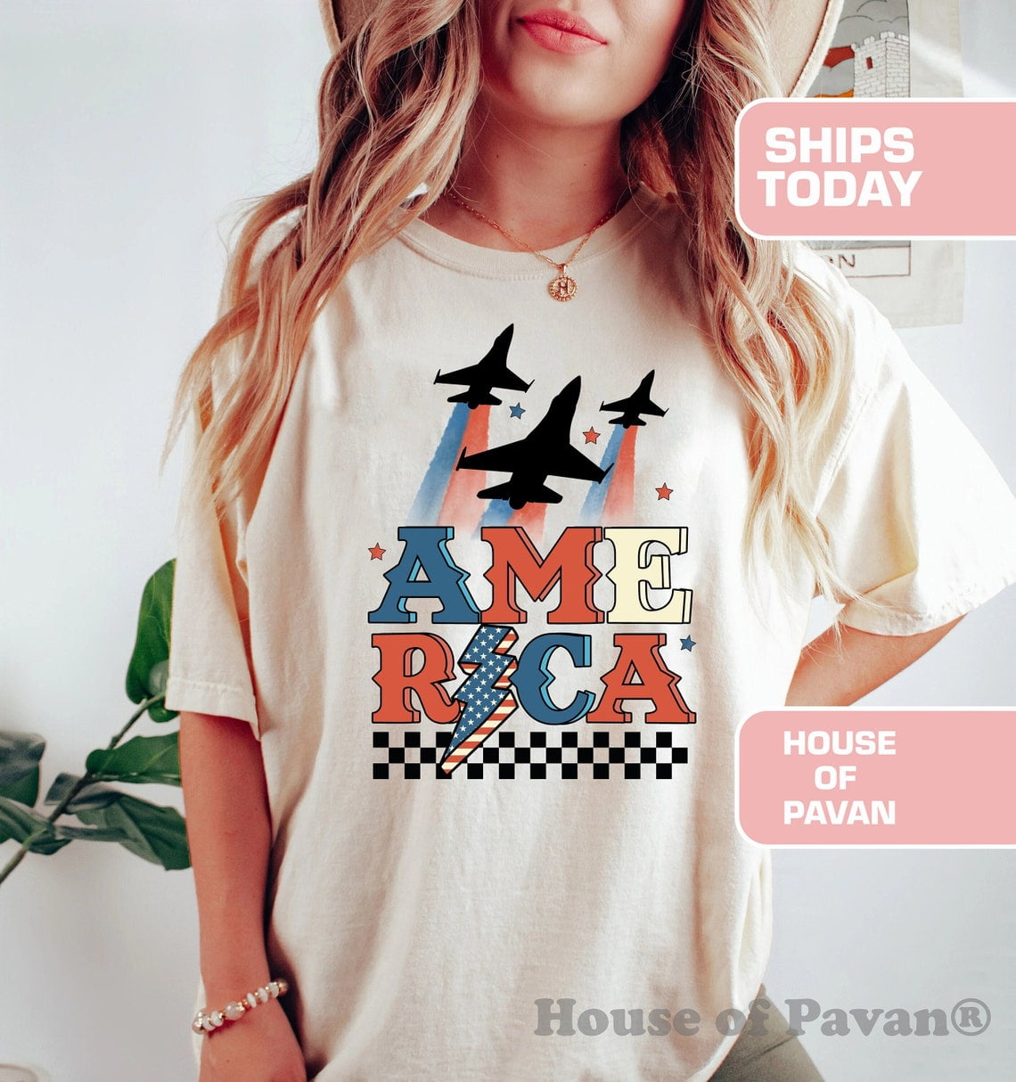 Simple Fit American Flyover, Independece Day Shirt, USA Shirt, Summer ...