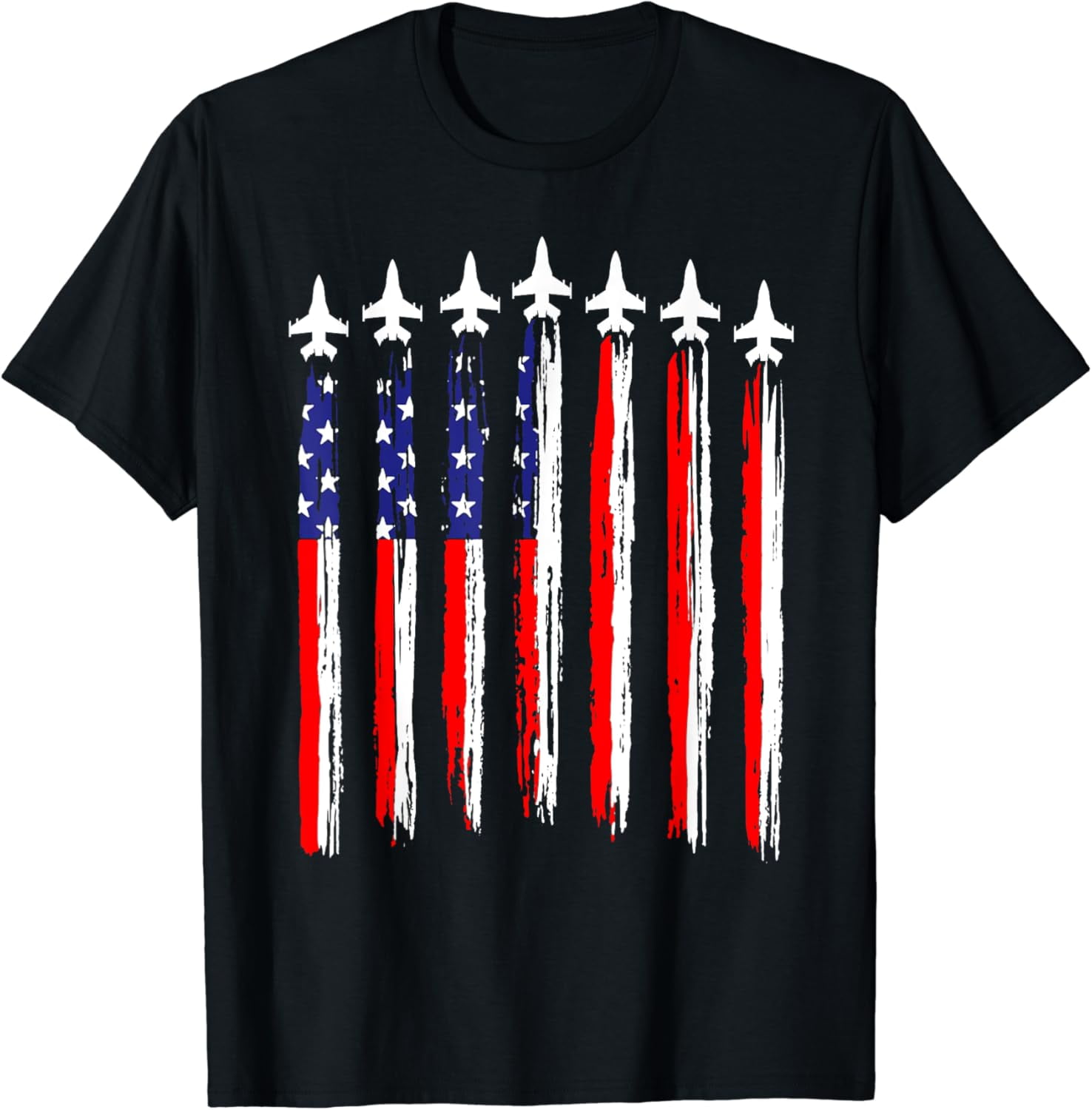 Simple Fit American Patriotic Fighter Jets Usa Flag Waving 4Th Of July ...