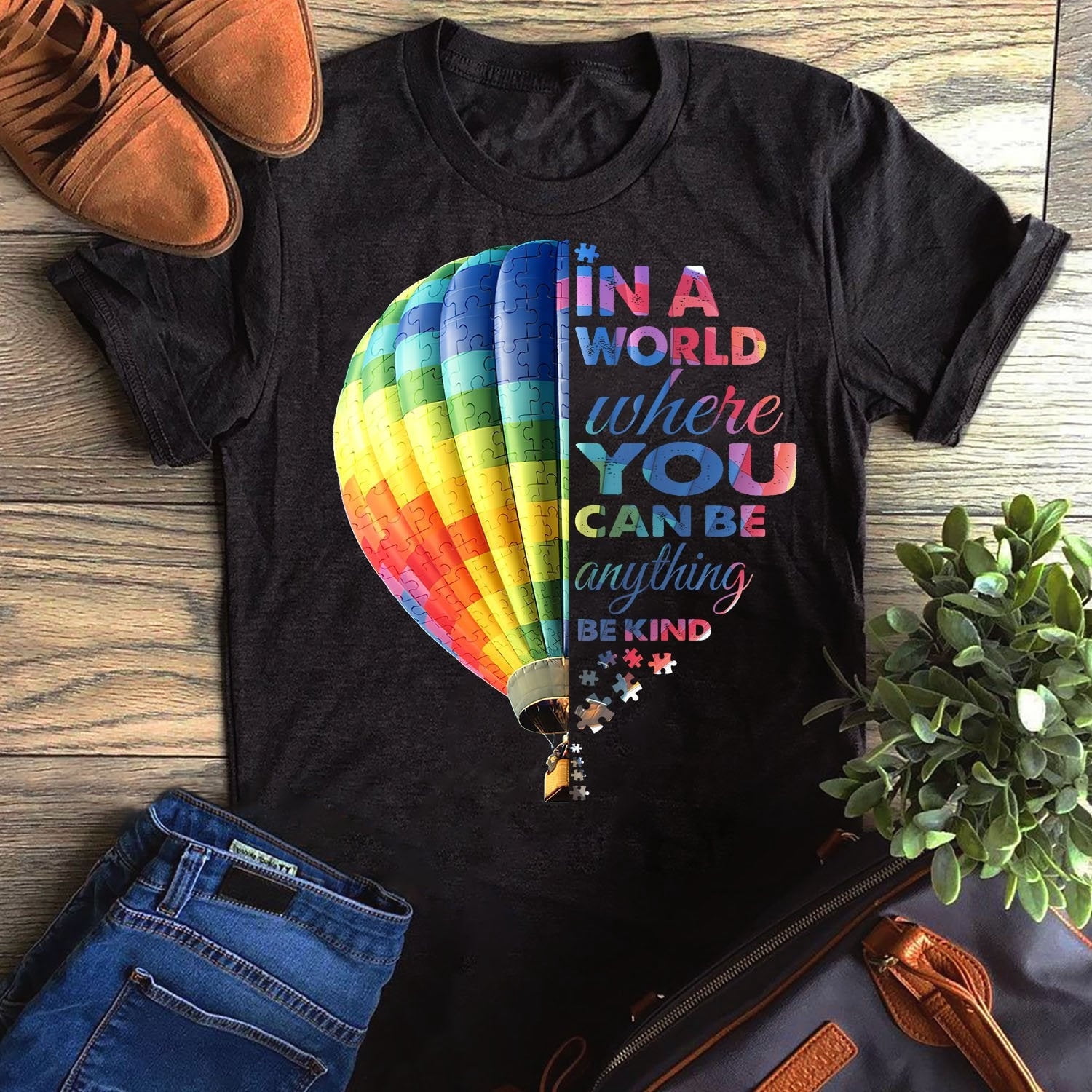 Simple Fit Autism Awareness In A World Where You Can Be Anything Be ...