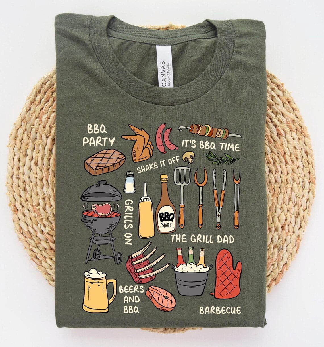 Simple Fit Bbq Dad Shirt, Dad Barbecue Shirt, Grill Dad Gift, Fathers ...