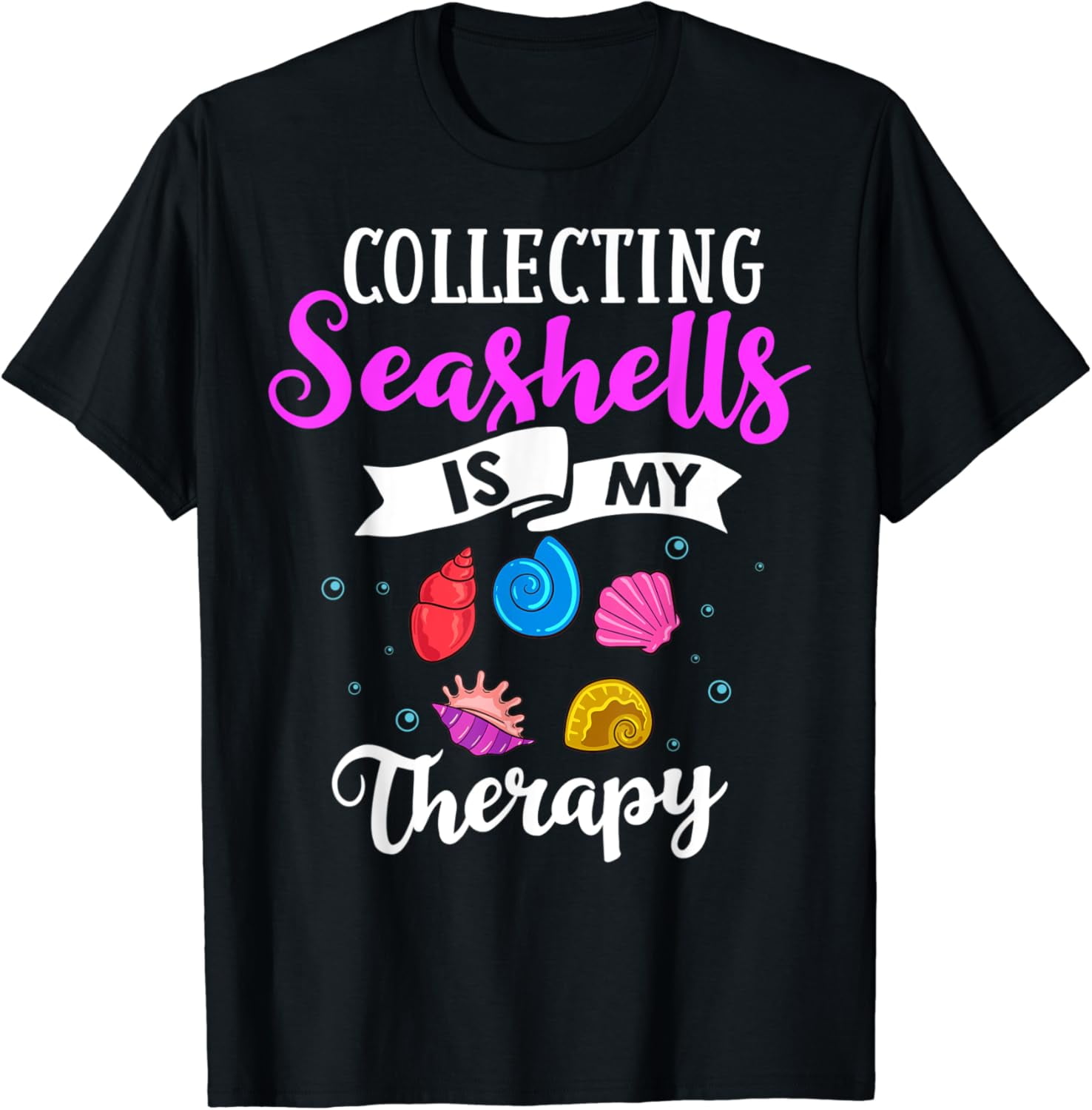 Simple Fit Beach Shelling Seashell Collector Shell Collecting T-Shirt ...