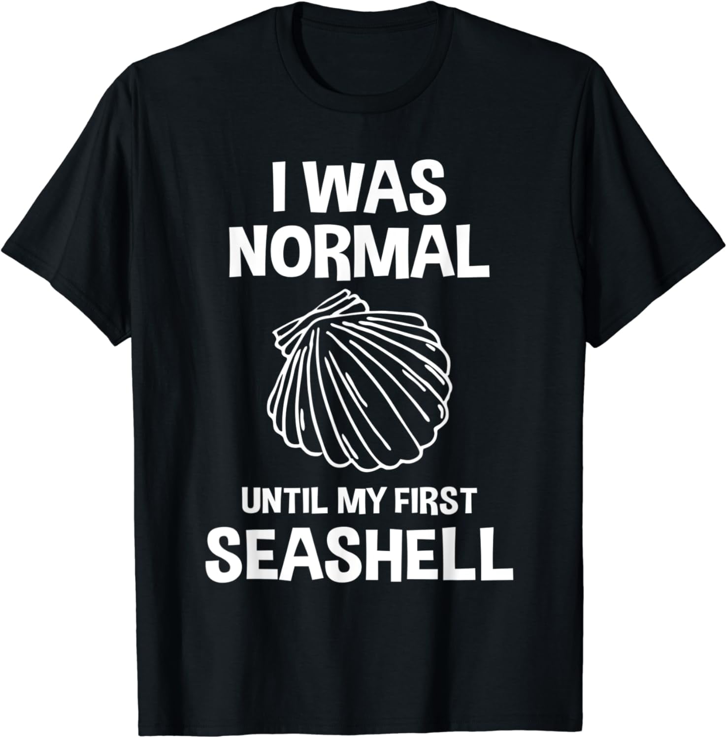Simple Fit Beachcombing Shell Hunter & Seashell Collecting T-Shirt ...