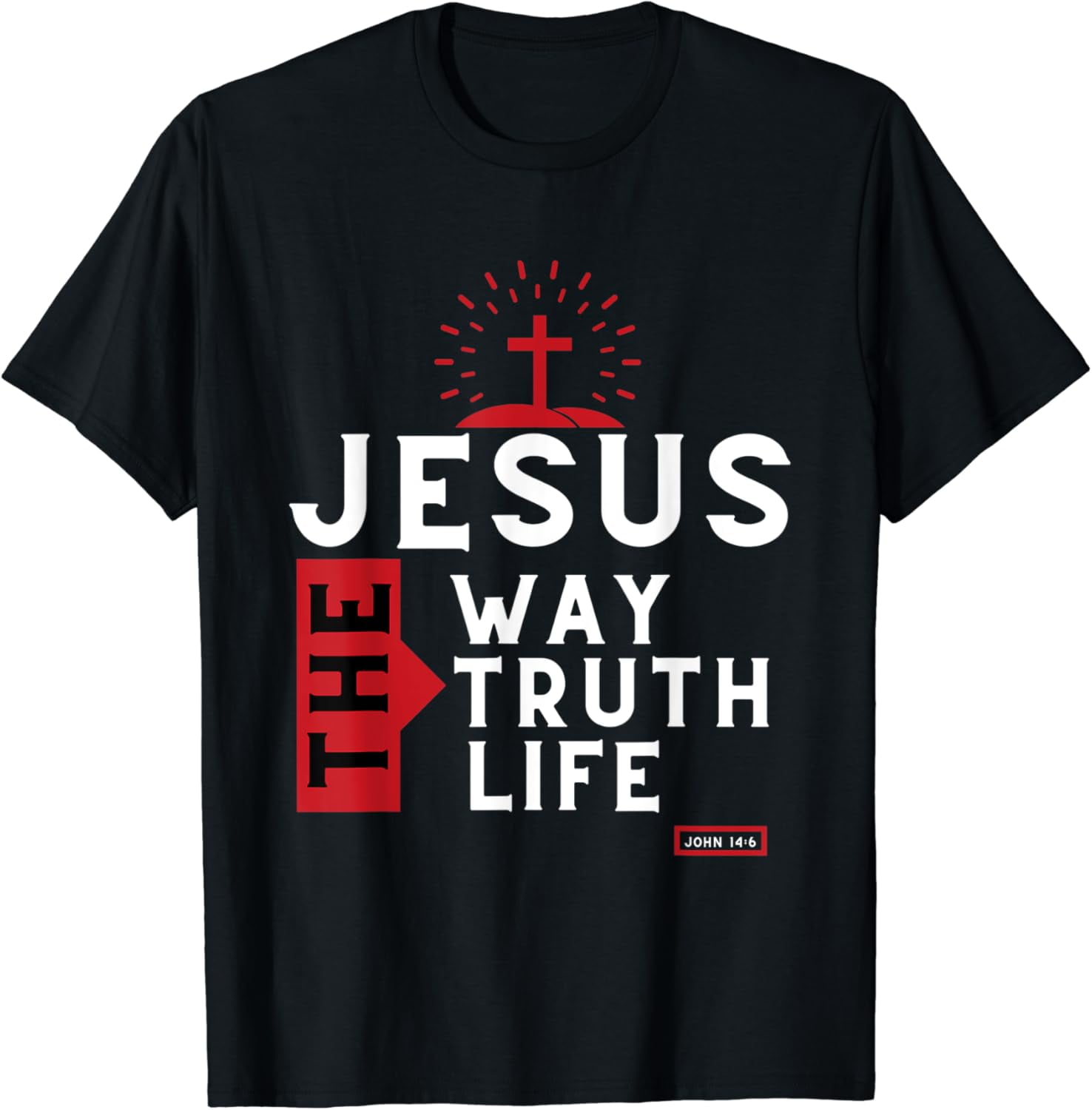 Simple Fit Bible Verse John 14:6 Inspirational Christian Bible & Christ ...